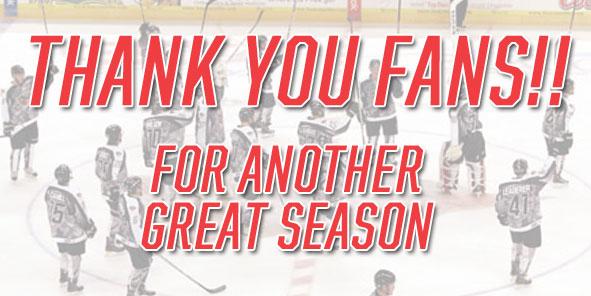 THANK YOU FANS!!! - Cincinnati Cyclones