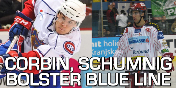 Cyclones Bolster Blue Line with Antoine Corbin, Martin Schumnig ...