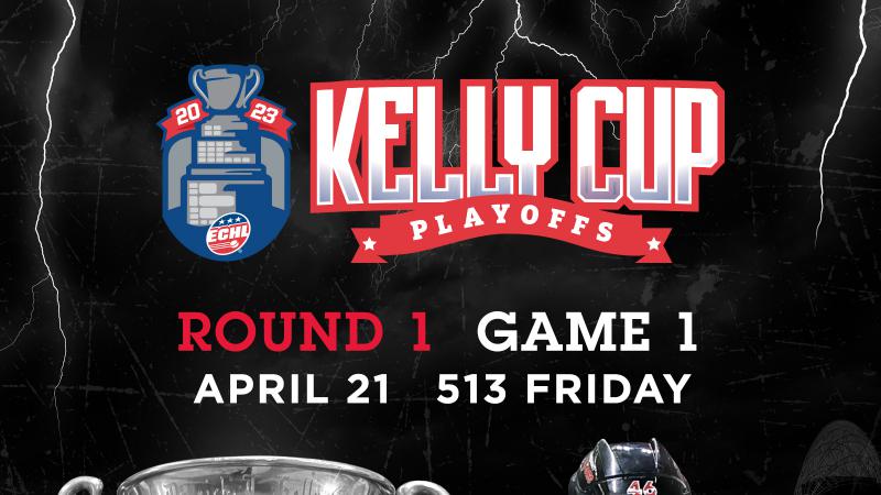 Kelly Cup Playoffs - Round 1, Game 1 (4/21/2023) - Cincinnati Cyclones